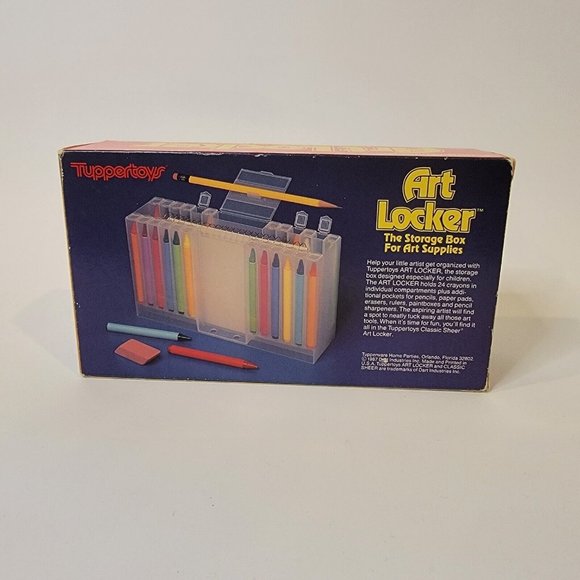 Tupperware | Toys | Tupperware Tuppertoys Art Locker The Storage Box ...